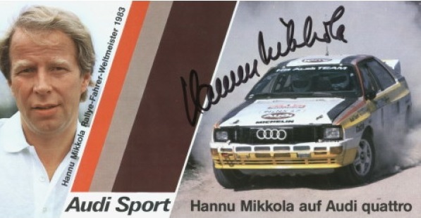 Hannu Mikkola, Leteći Finac, svjetski prvak u reliju 1983., rođen 24 ...