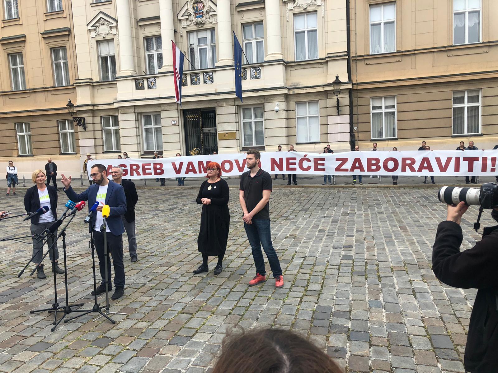 (VIDEO) Platforma ‘Možemo’: ‘Zauzeli smo Markov trg!’ - Dnevno.hr