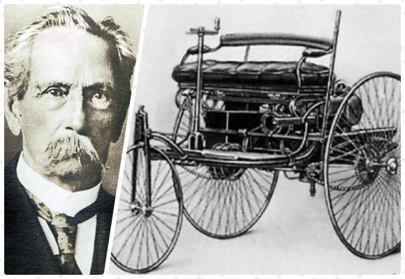 Carl Benz 3. srpnja 1886. u Mannheimu provozio prvi automobil u ...