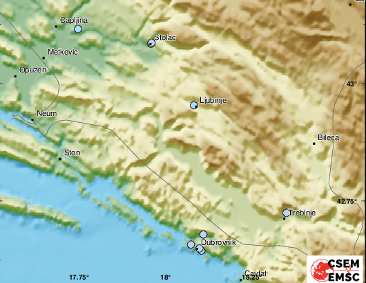 NOVI POTRES U NAŠEM SUSJEDSTVU: Tlo ne miruje, podrhtavanje osjetili i u Dalmaciji - Dnevno.hr