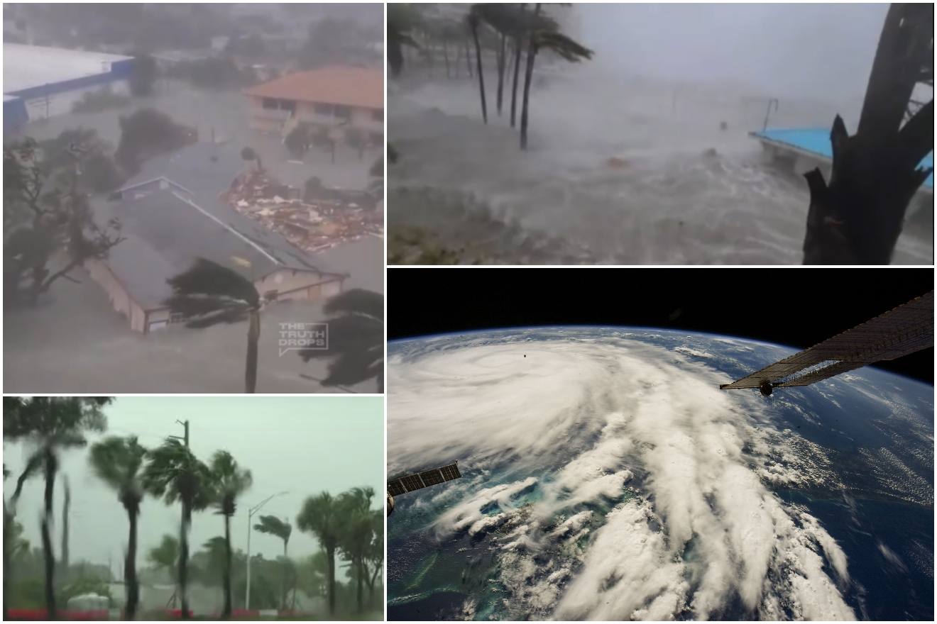 (VIDEO) OCEAN 'GUTA' KOPNO, 'POMOLITE SE ZA LJUDE'! Uragan čupa kuće iz ...