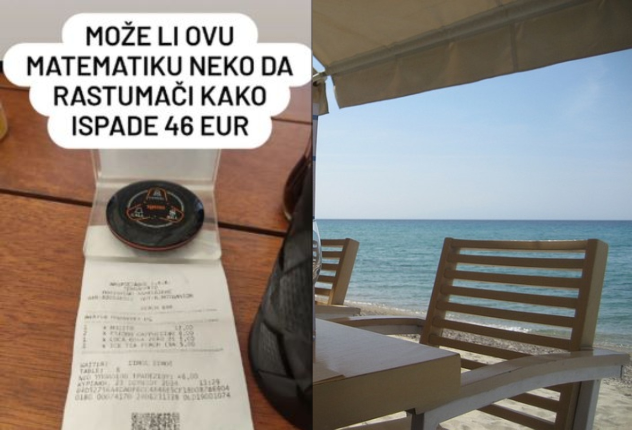 Željko u Grčkoj sjeo u kafić, gleda u račun i ne vjeruje: 'Može li mi netko objasniti' - Dnevno.hr